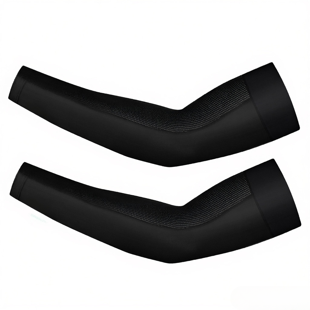 Спортивные рукава для рук из ледяной ткани с защитой от ультрафиолета, компрессионные рукава для фитнеса на открытом воздухе.