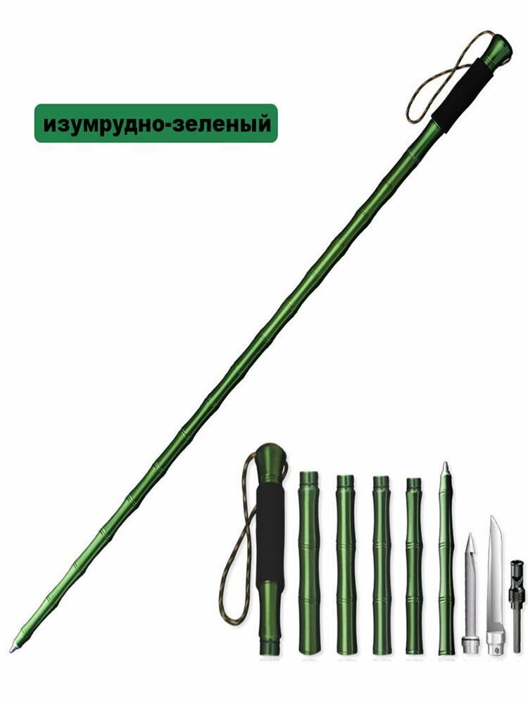 Трости для походов и альпинизма на открытом воздухе, складные, телескопические и легкие, 113-145 см.