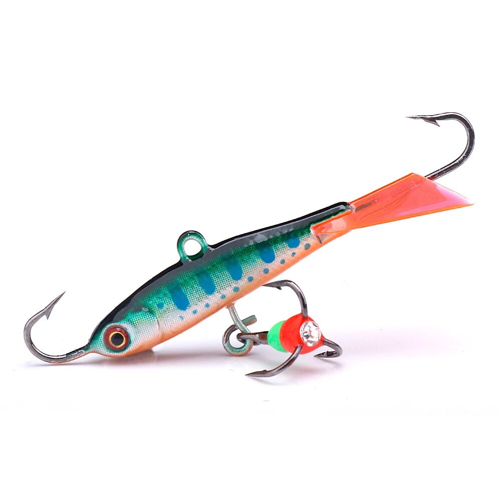 TREHOOK 50 мм 9,5 г балансир для зимней рыбалки, тонущая приманка VIB, жесткая приманка для щуки, окуня, судака, зондер, зимние рыболовные снасти, Япония