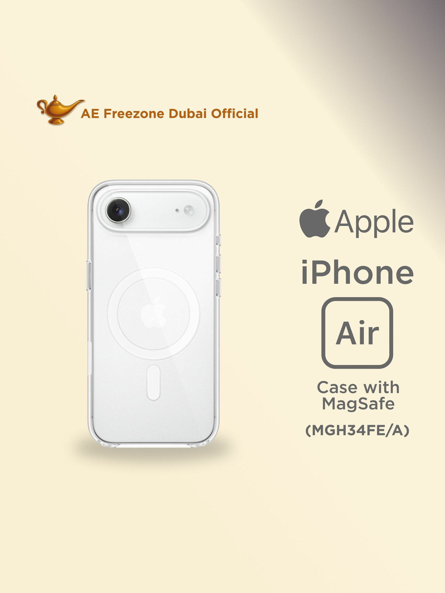 Чехол Apple iPhone Air Case with MagSafe цвет Frost / Мороз (MGH34FE/A)