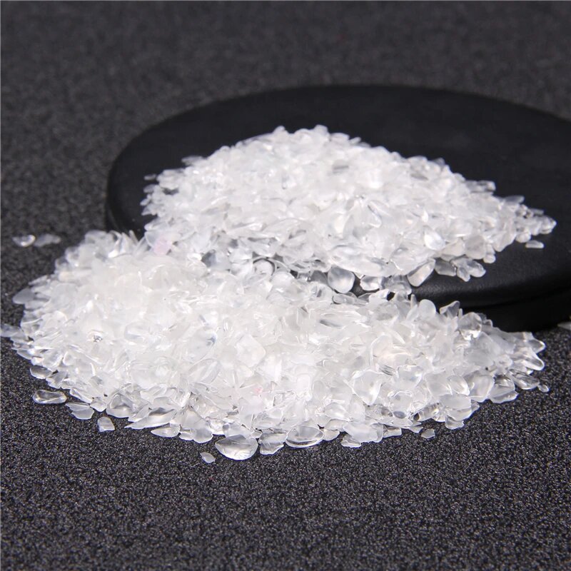 Кварцевый гравий RISYF 1 кг для аквариума Белый, 1 White crystal