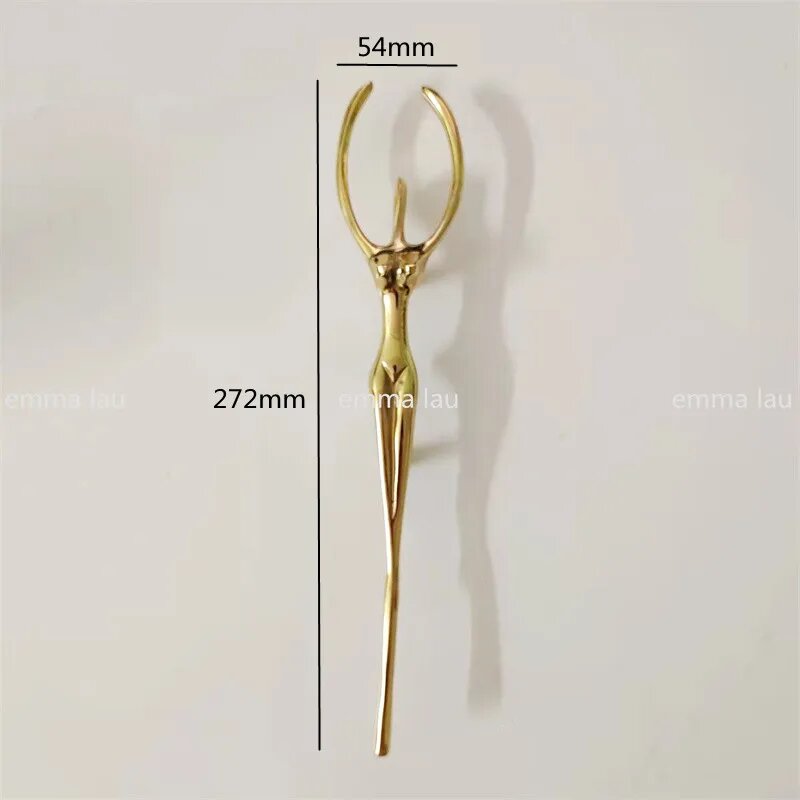 Латунные ручки для шкафов в форме животного dance 1