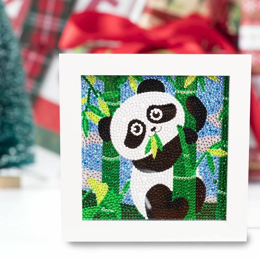 Алмазная живопись круглых алмазов, 18x18 см (включая рамку и коробку)