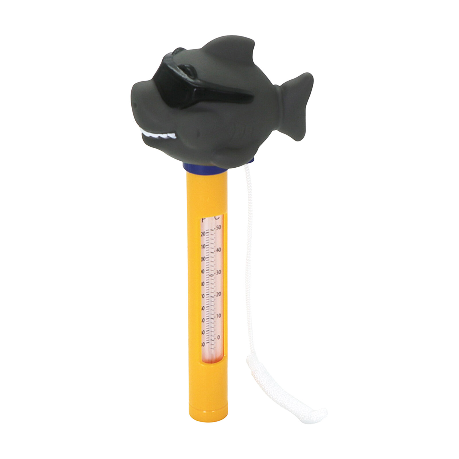 Плавающее Термометр для бассейна Форма Комиксового Животного с веревкой для наружных и внутренних бассейнов СПА горячих ванн прудов, Мультицвет, Материал ПВХ, Диапазон температуры 0-50℃ (30-120℉), В комплект входят 1 штука