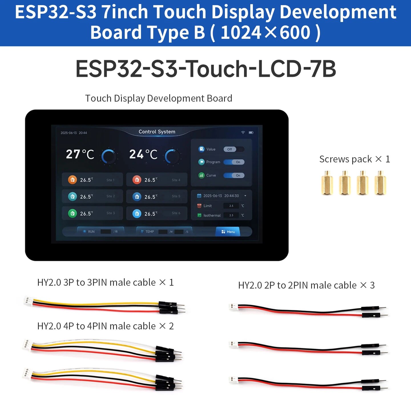 ESP32-S3 7" Touch Display Type B