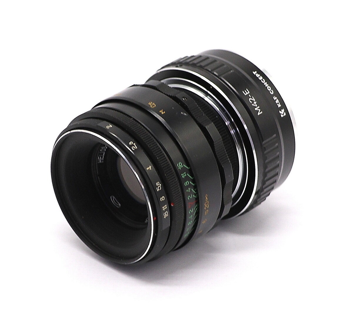 Объектив Гелиос-44-2 + адаптер K&F Concept Sony E/FE — винтажная оптика с уникальным боке