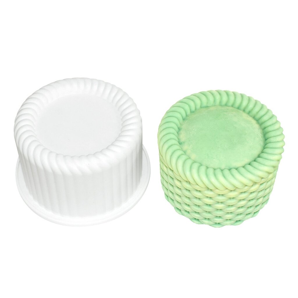 Форма для муссового торта в виде цветочной корзинки-Белая