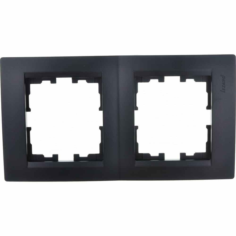 Вертикальная двухместная рамка Lezard KARINA