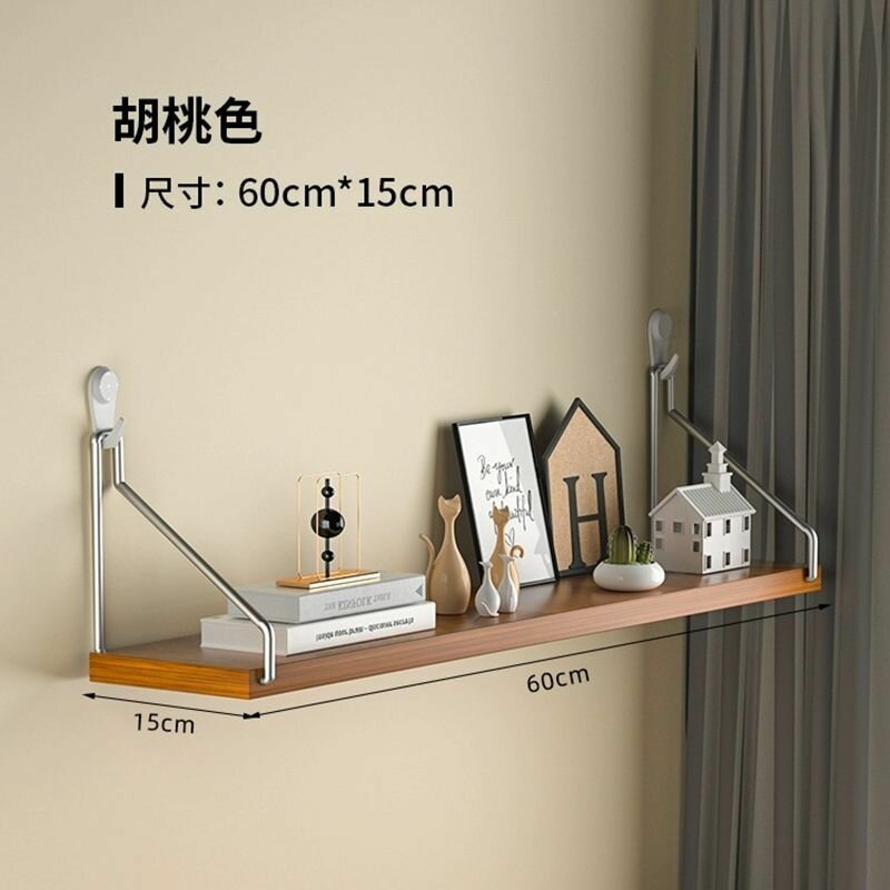 Настенный стеллаж без сверления, прикроватная полка, настенная полка для гостиной, подставка для проектора, настенная книжная полка