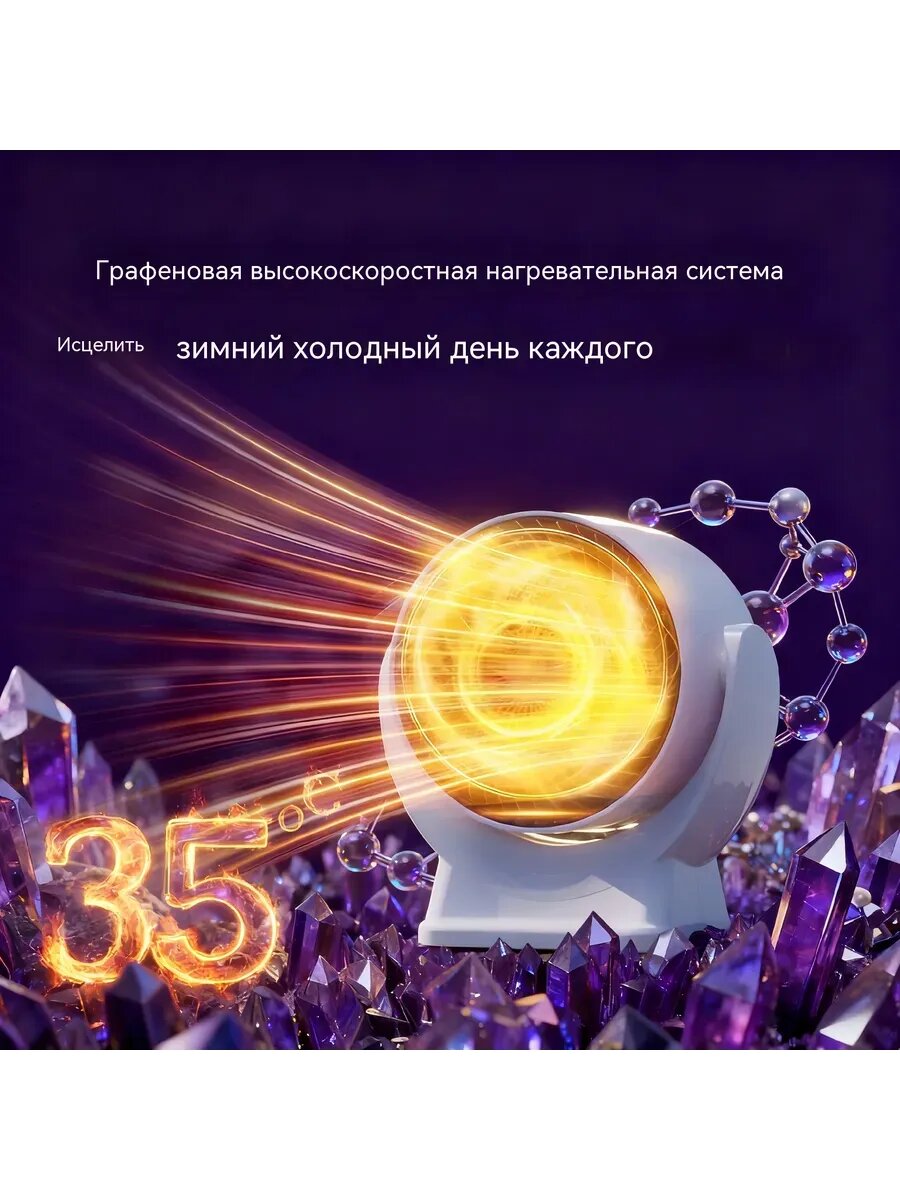 Обогреватель для дома тепловентилятор ветерок 800 Вт — фото 1