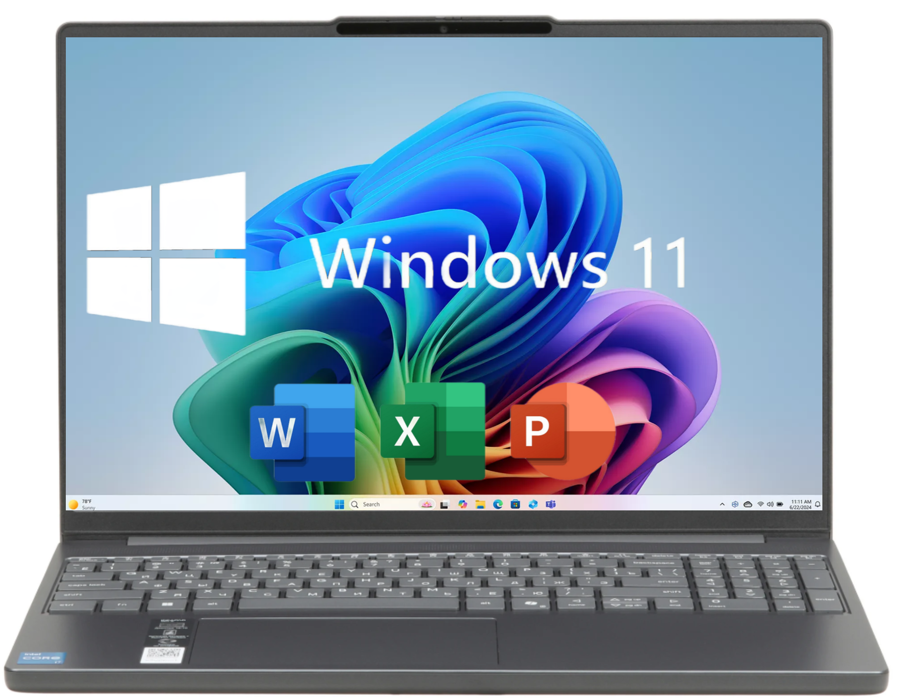 15.3" Ноутбук Lenovo IdeaPad Slim 3 Gen 10, Intel Core i7-13620H (5.0 ГГц), RAM 16 ГБ LPDDR5, SSD 512 ГБ, Windows 11 Pro , Luna Grey, Металлическая крышка , Русская раскладка