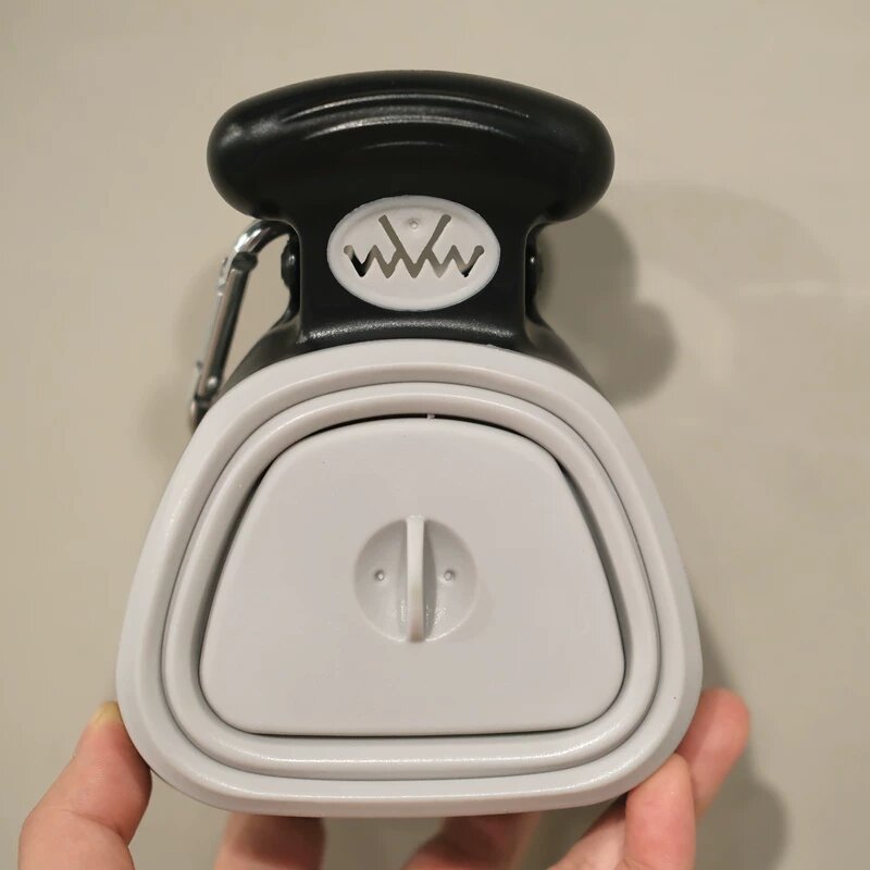 Сборщик собачьих экскрементов Hupu, портативный инструмент для уборки за собакой во время прогулок, с пакетами для