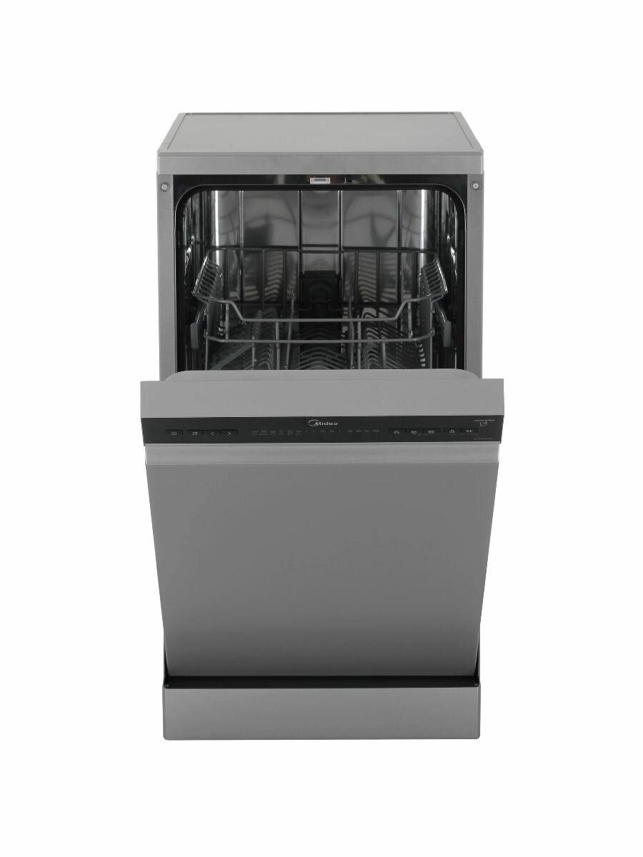 Посудомоечная машина Midea MFD45S050S, 9 комплектов посуды, конденсационная сушка, защита от протечек