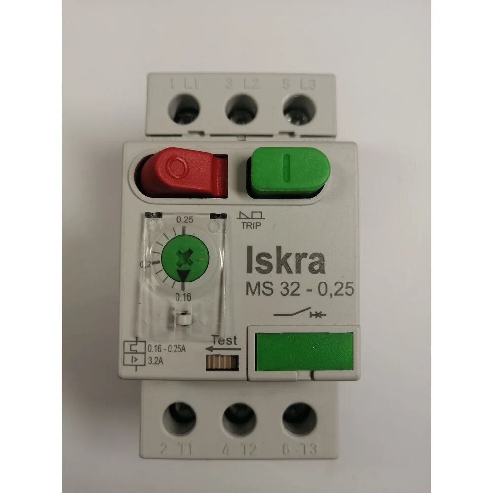 Автомат защиты двигателя iskra MS32-0.25 УТ-00025348