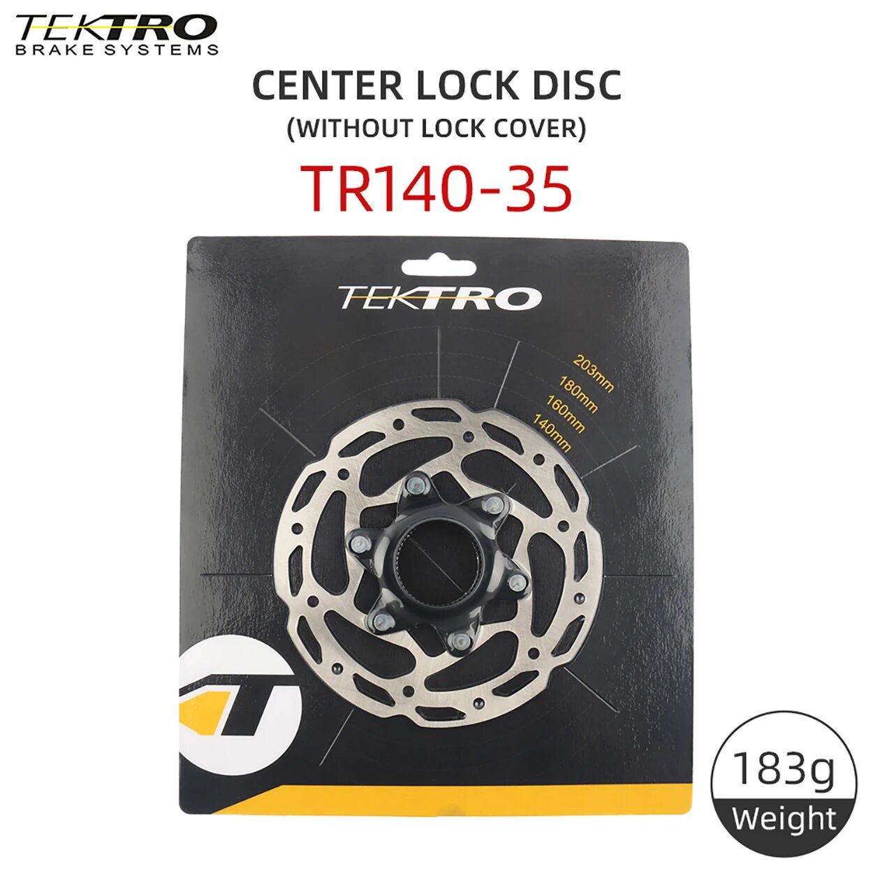 Тектро гидравлические дисковые тормоза 140/160/180/203 мм center lock 140mm