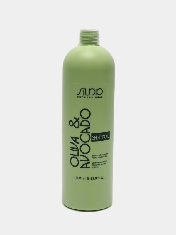 Шампунь для волос с маслами Авокадо и Оливы Kapous Studio 1000 мл, Капус