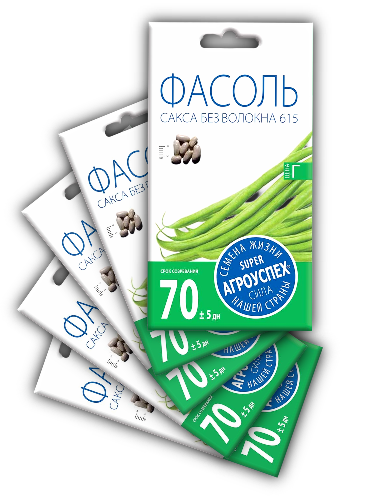 Фасоль Сакса без волокна 615 5г