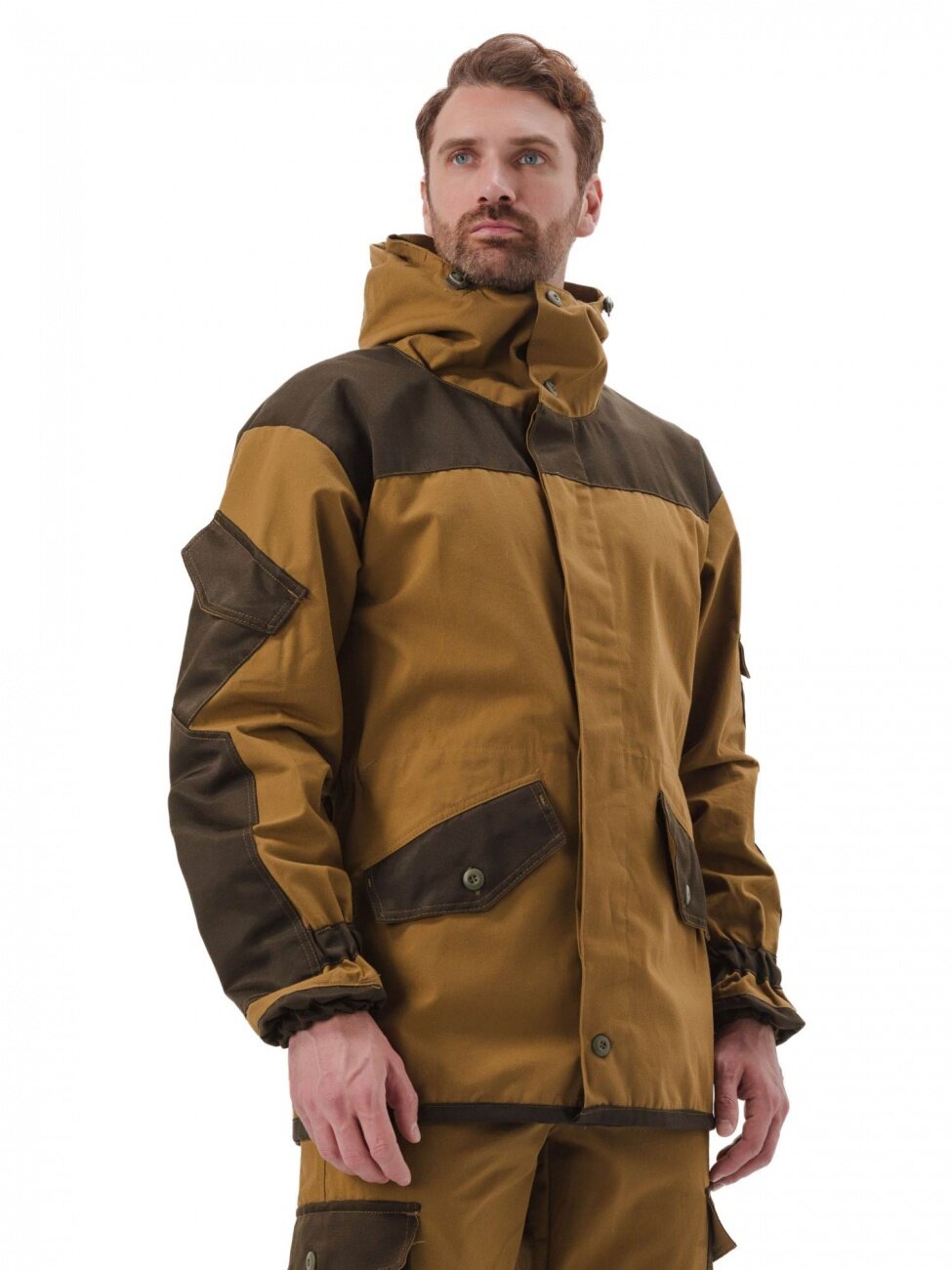 Костюм мужской "Горка 3" летний палатка 270 г/м2 хаки 100% хлопок, 52-54, 170-176