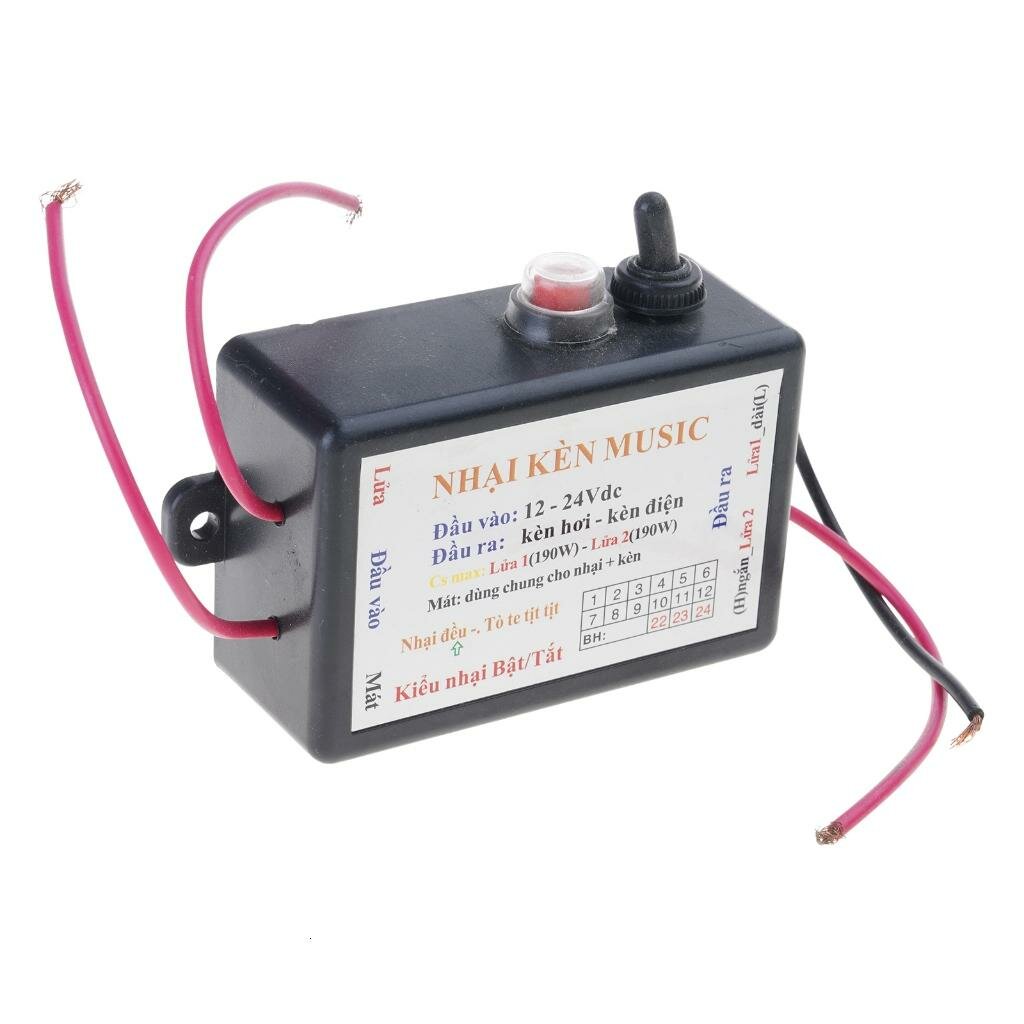 Контроллер автомобильного сигнала с регулировкой громкости, 3 звука