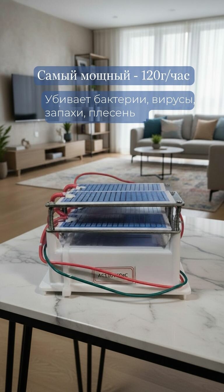 Озонатор Ионизатор дезинфекция воздуха / генератор озона 120г/ч