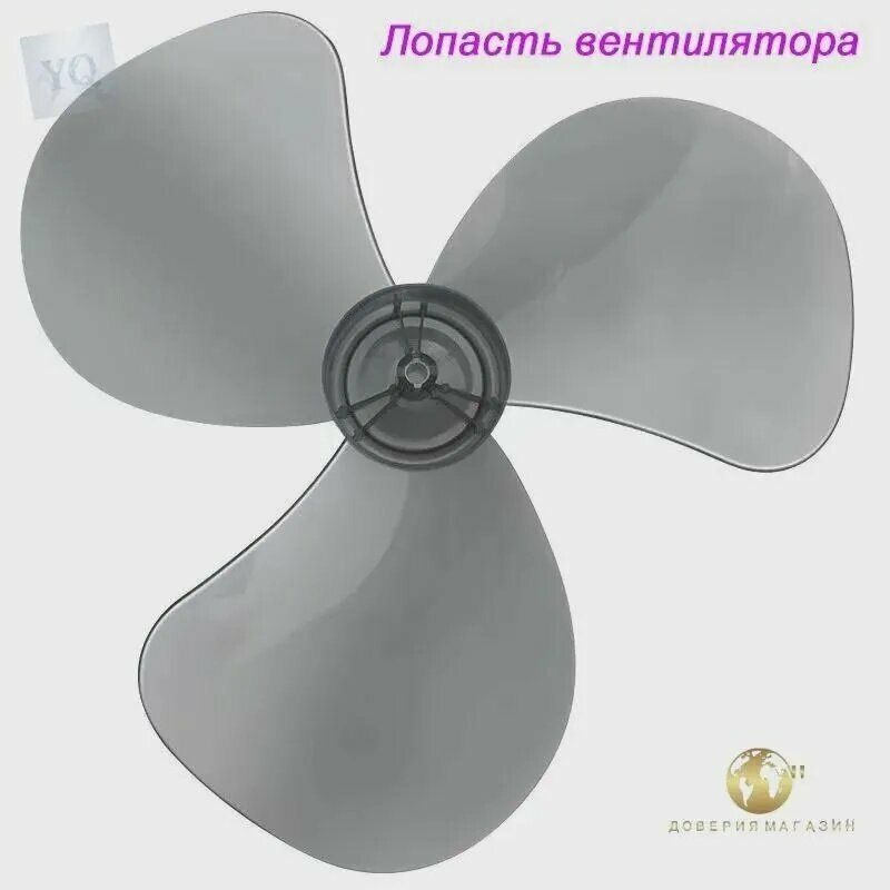 Лопасть вентилятора, крыльчатка 400ММ 35см на общие модели