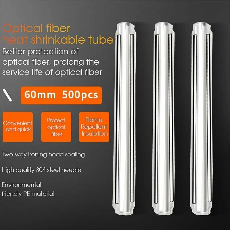 COMPTYCO Термоусаживаемая защитная гильза КДЗС (комплект для защиты сварных соединений) 2 металлических прутка, 60мм*5мм 500 шт