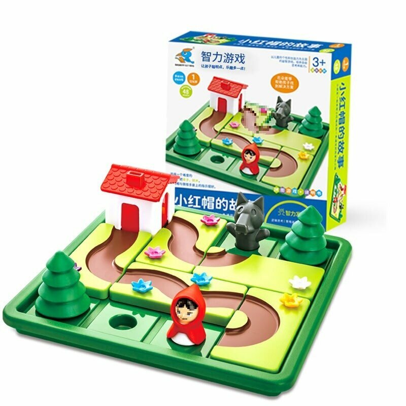 Настольная игра "Три поросенка" для детей, игрушка для тренировки логического мышления, игра для родителей и детей, для детей 3-6 лет