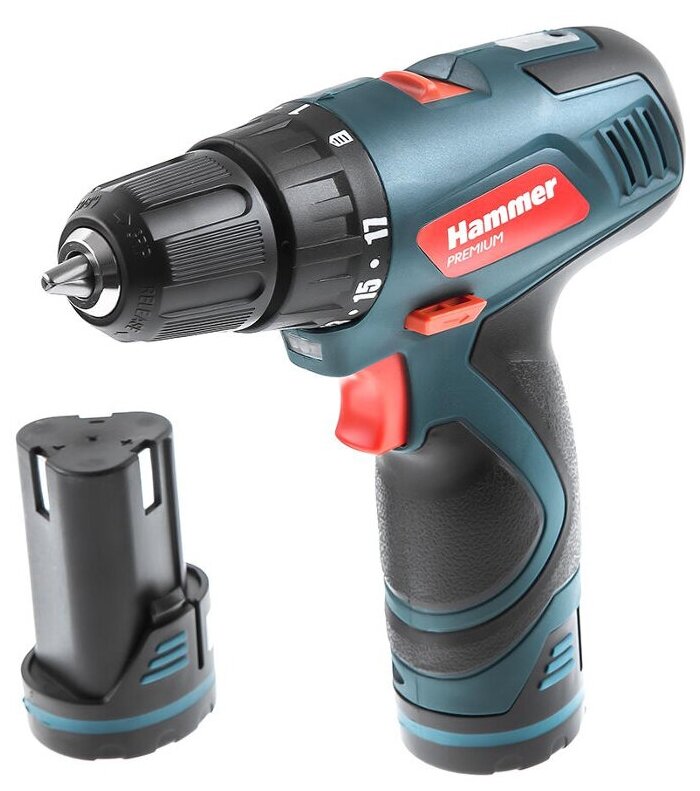 Аккумуляторная дрель-шуруповерт Hammer ACD120GLi PREMIUM 511420