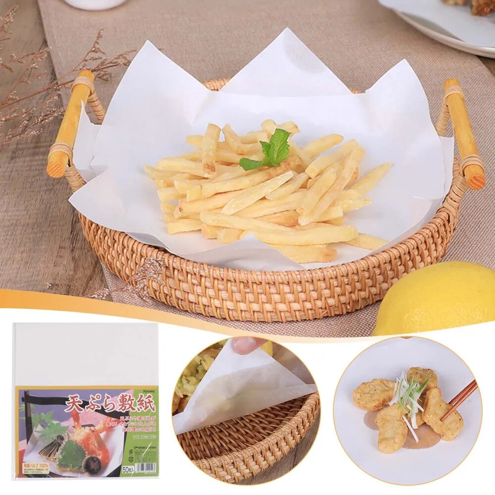 Deneman Бумага пищевая, 0.21м х 19.8 см, 1 мкм, 50 шт