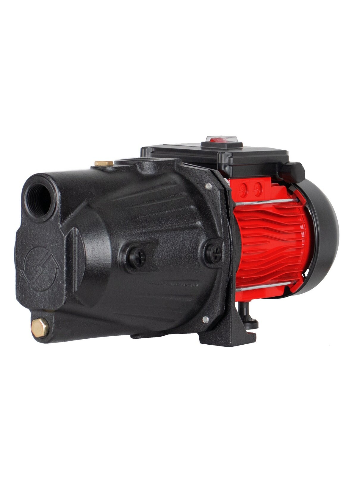 Поверхностный насос Verton AQUA JET1200CP(Удлиненный чугун. корпус,1200Вт,230В/50Гц, Qmax 70л/мин, Hmax 55м, max забор 9м.)