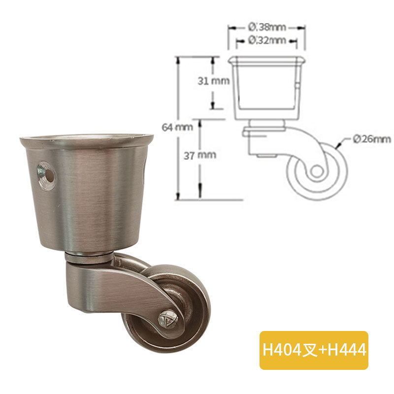 Мебельная фурнитура, ролики для дивана, кофейного стола, универсальные колеса, тяжелые бесшумные ролики, маленькие колеса для тележки, европейский стиль, мебельные ролики