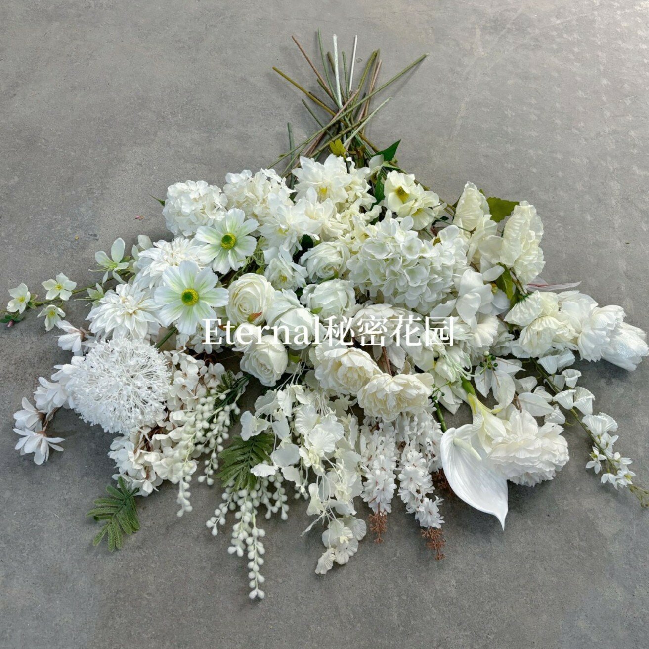 Набор цветочных композиций "Моне", имитация садового стиля, 30 цветов