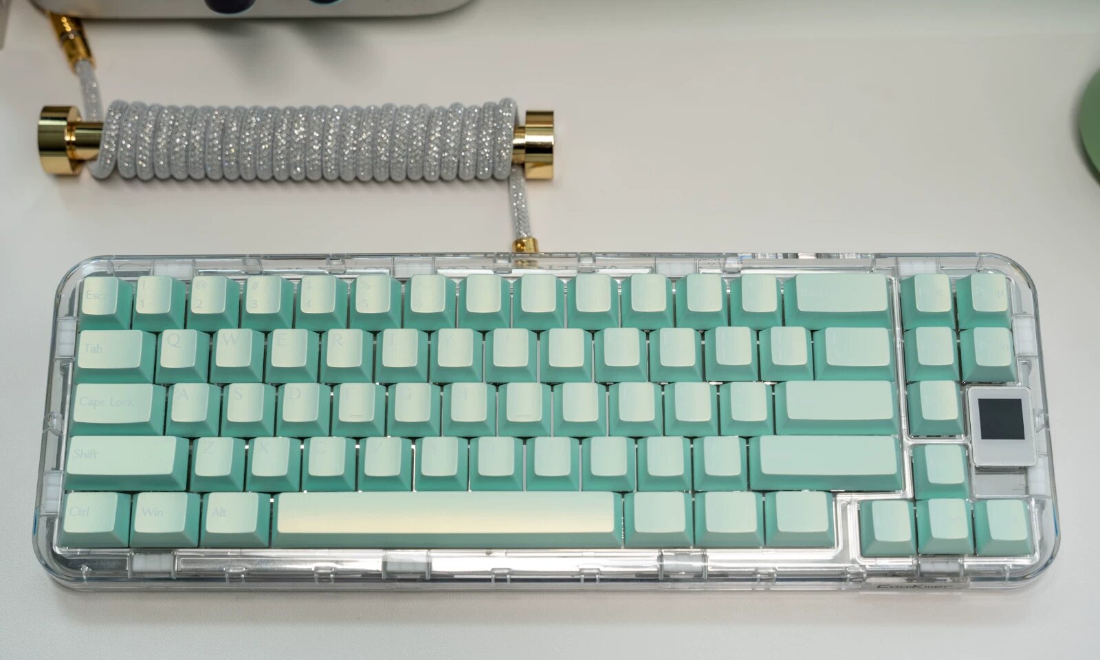 Безрамочные периферийные фантастические перламутровые кейкапы, оригинальная высота, PBT толщиной 1,7 мм, Wooting