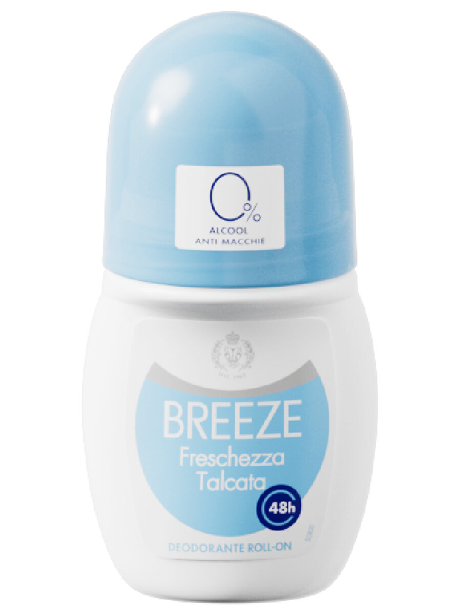 Дезодорант женский роликовый Breeze парфюмированный Freschezza Talcata 50мл