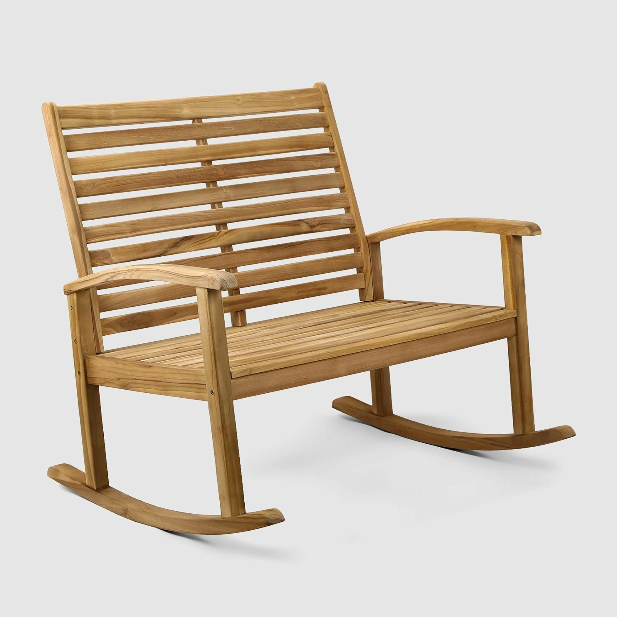 Скамья-качалка садовая Rohman Java двухместная 119х97х111,5 см