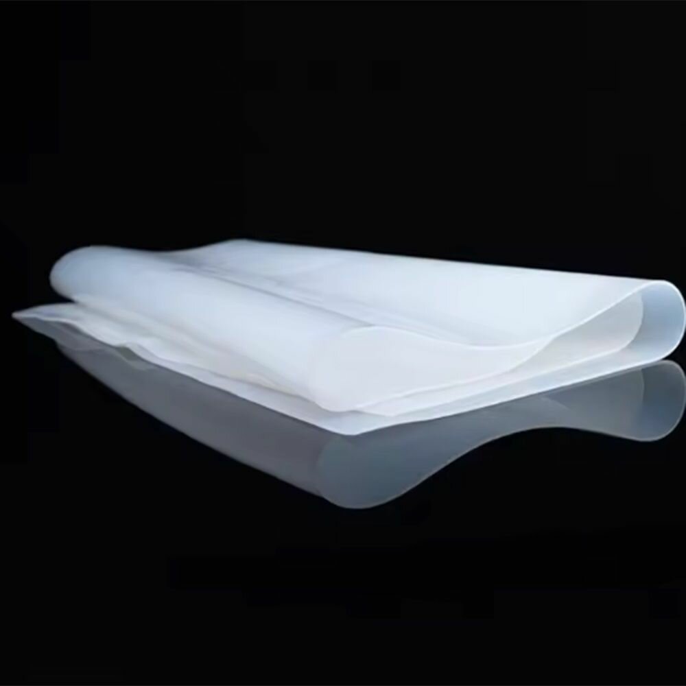 1 кусок листа силиконовой резины толщиной 0,5 мм-5 мм, термостойкая пластина, полупрозрачная прокладка, 200 мм x 200 мм