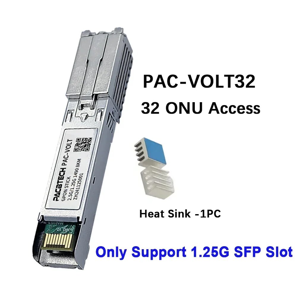 PACBTECH Micro Gpon olt stick 1Port GPON 1.25G OLT SFP -32