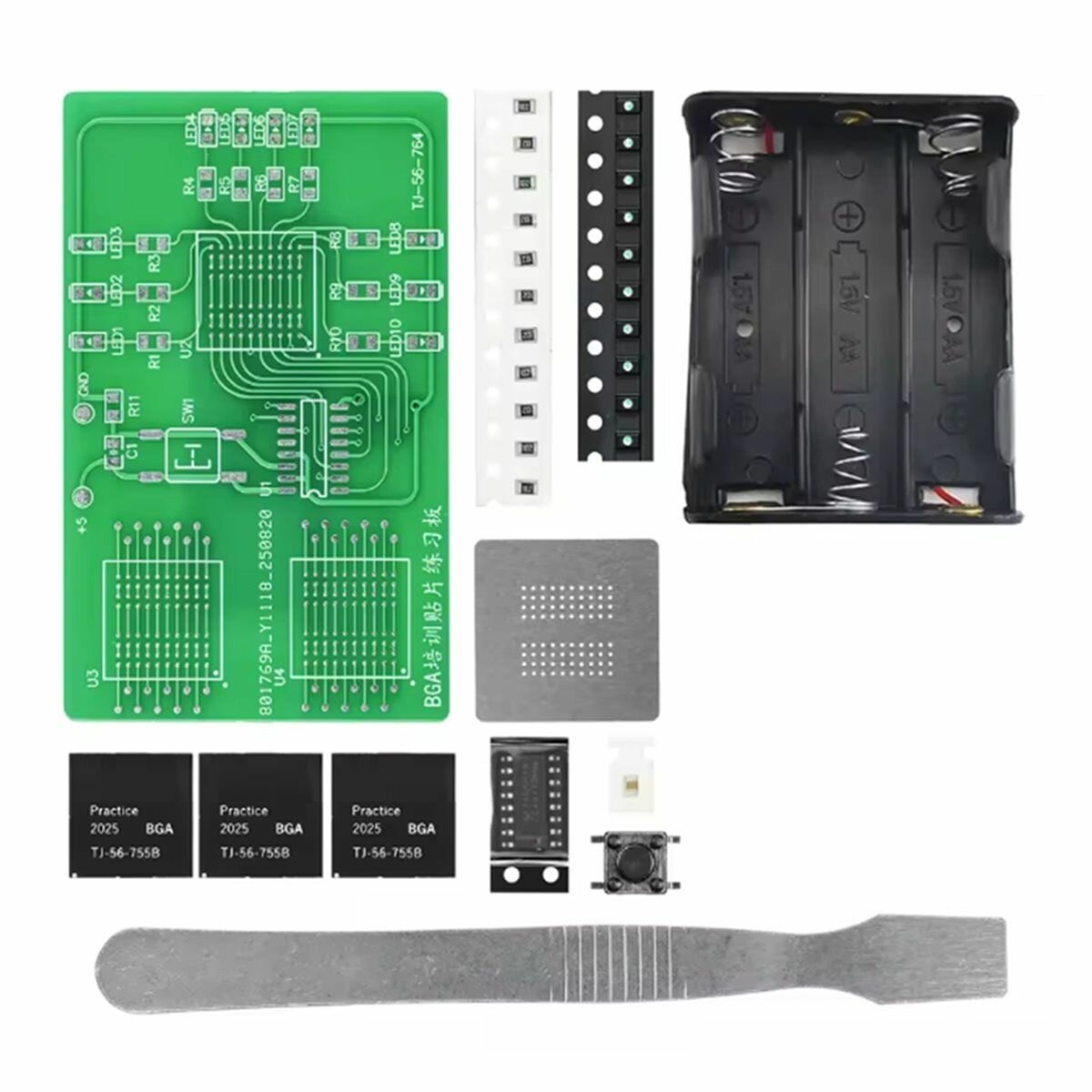 Учебно-Методическая Плата Для Пайки Микросхем BGA (B)