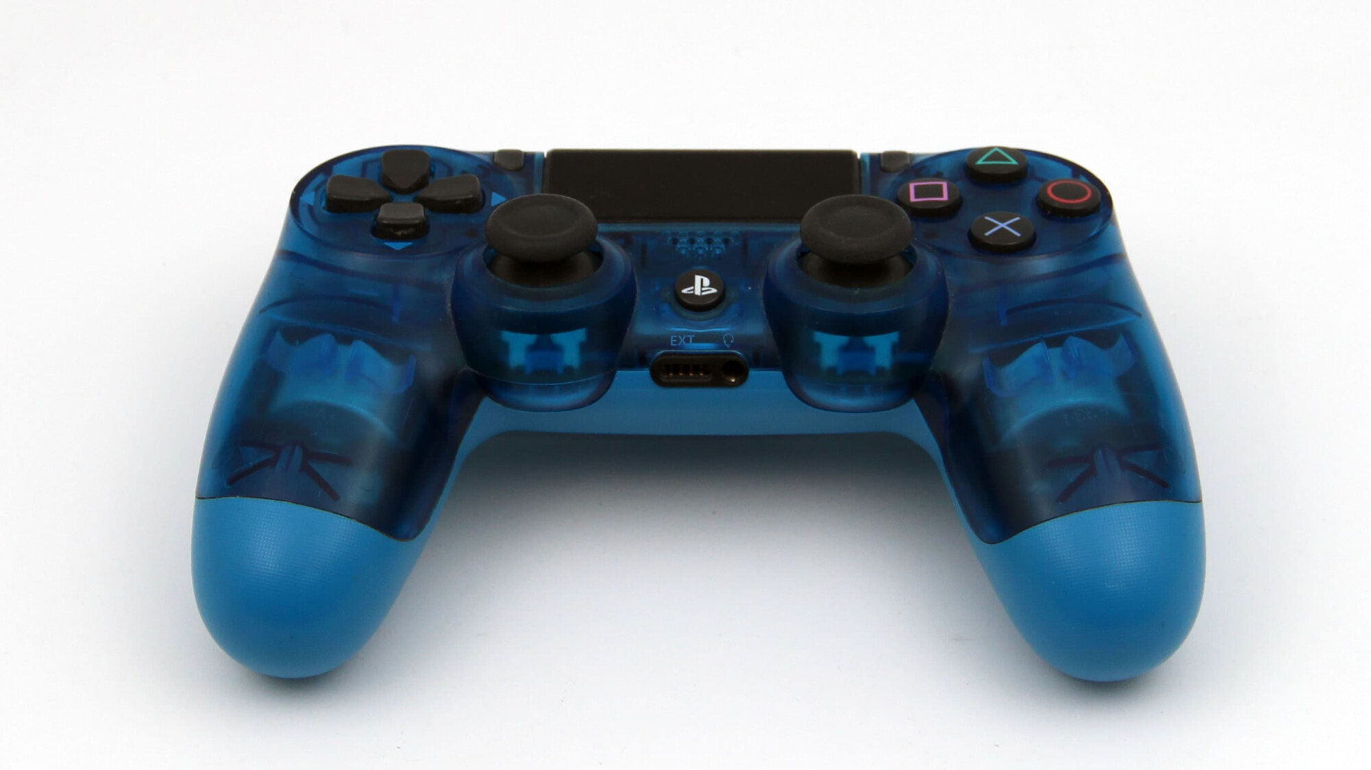 Геймпад Sony DualShock 4 V2 для PS4 Crystal Blue (прозрачно-синий)