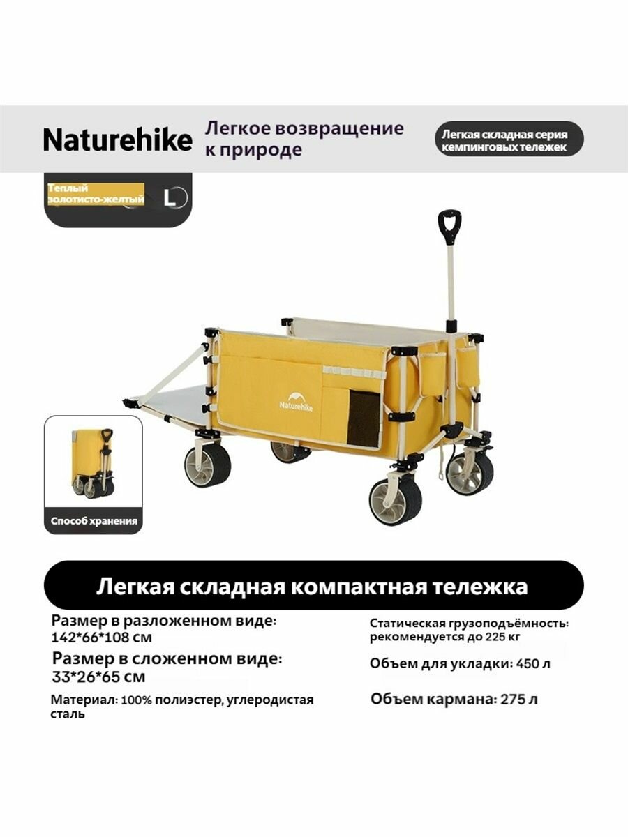 Naturehike Кемпинговая тележка CNK2450JJ017