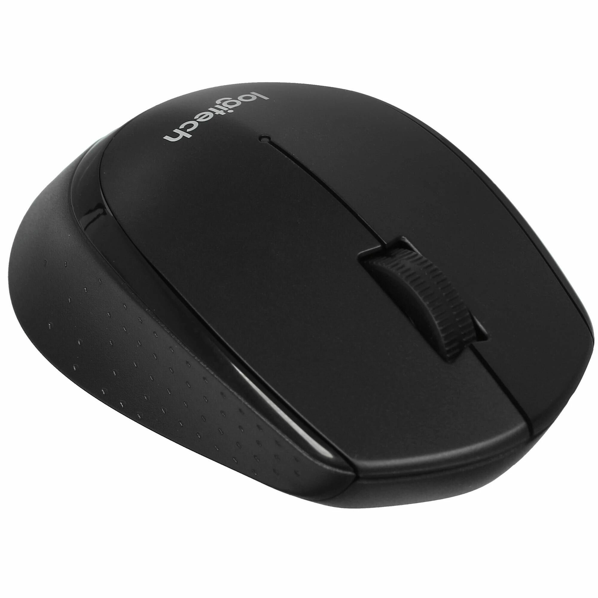 Logitech Беспроводная оптическая мышь 910 - 004909 910 - 004924 M330 SILENT PLUS, Черный