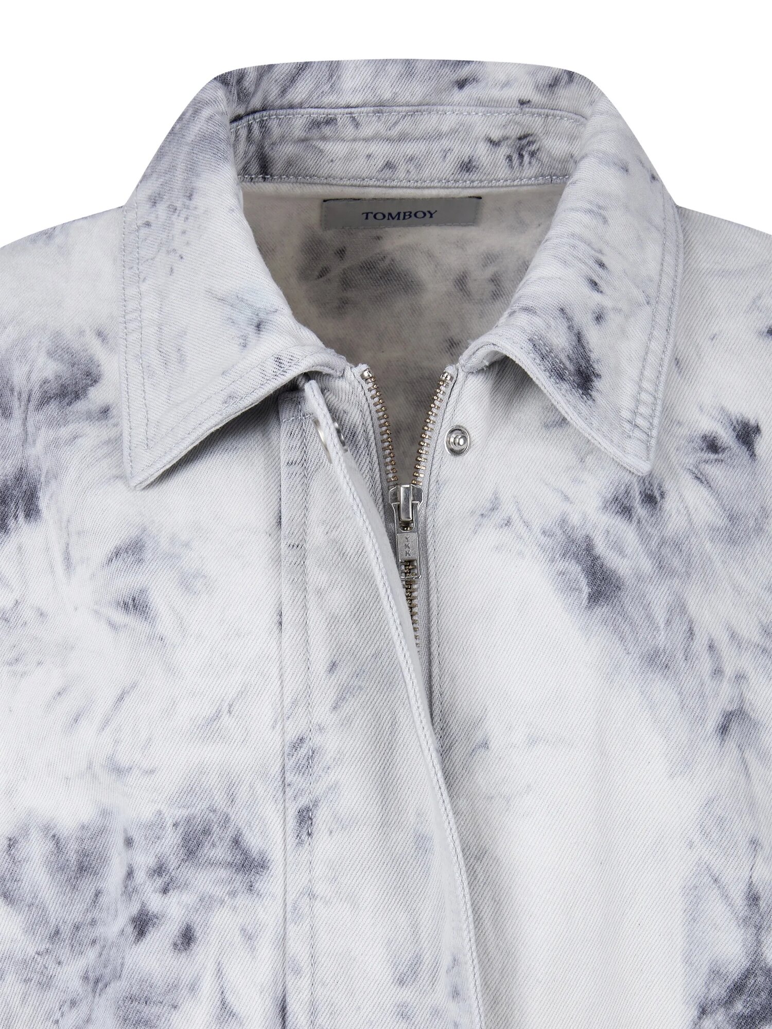 Куртка STUDIO TOMBOY Ice-wash denim jacket, размер OneSize, белый — фото 1