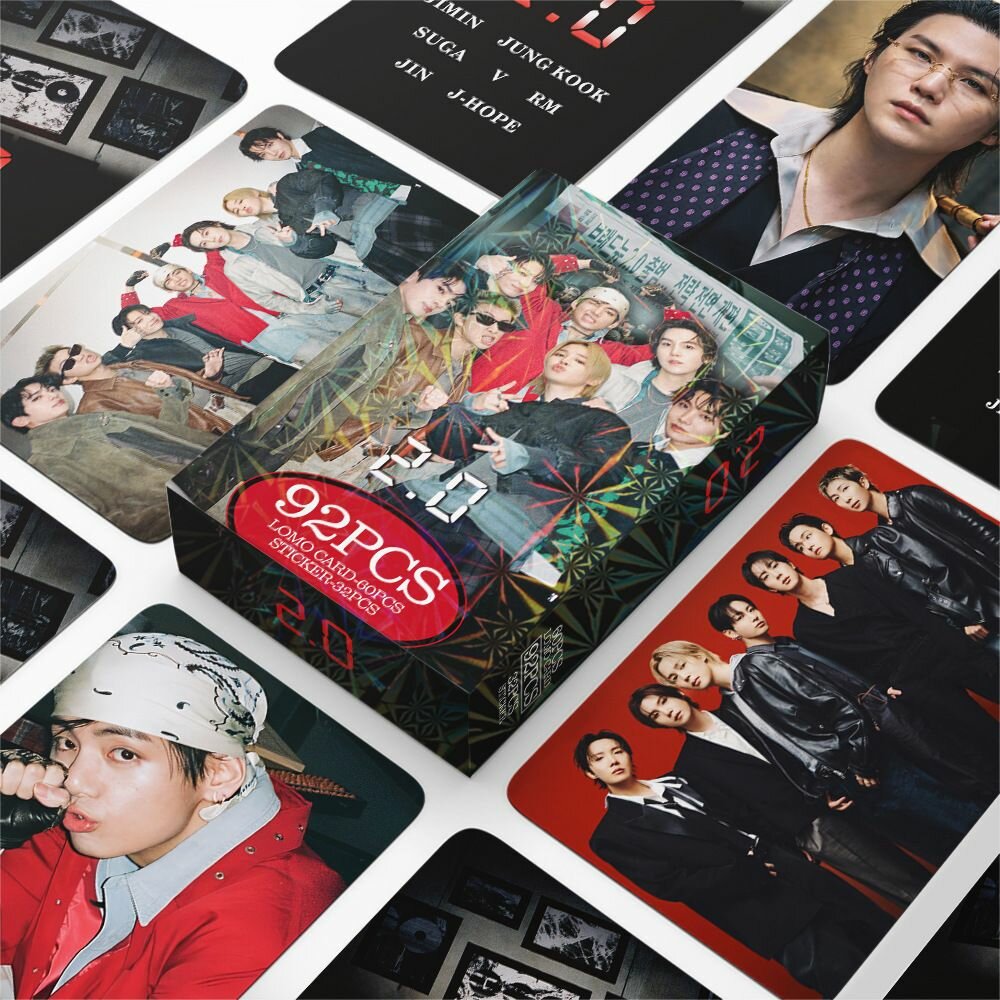 KPOP 92шт/коробка BTS ARIRANG2.0 Фотокарточки ARIRANG 2.0 Коллекционная карточка набор коллекционных карточек 92 штуки карточки для коллекции