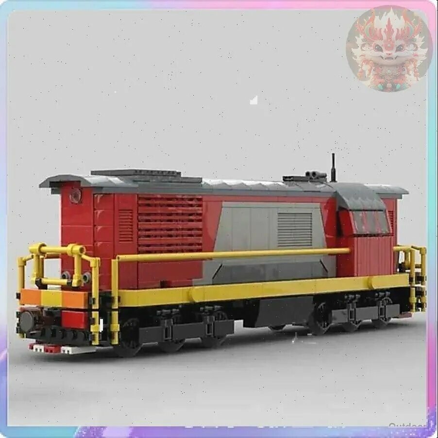 Эксклюзивный конструктор дизельного локомотива РЖД, MOC