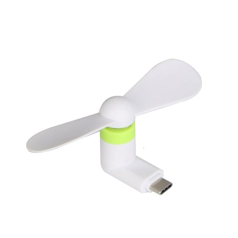 Портативный мини-вентилятор с USB-C, Белый