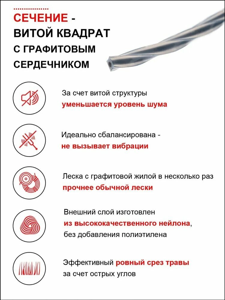 Леска для триммера — фото 1