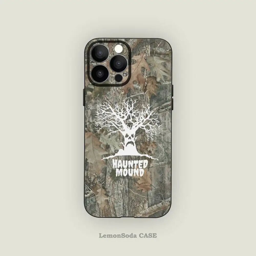 Чехол Haunted Mound для iPhone 16, черный, ТПУ