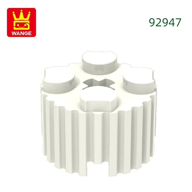 Конструктор Wange 92947, белый, 2x2