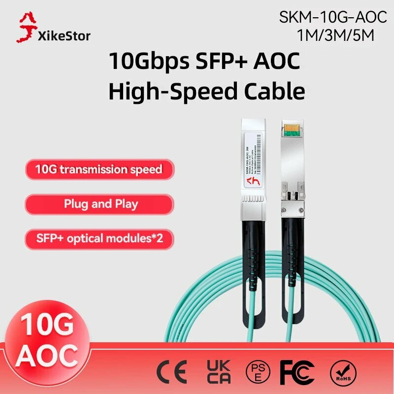 XikeStor SFP+ AOC активный оптоволоконный кабель SKM-10G-AOC 1 м