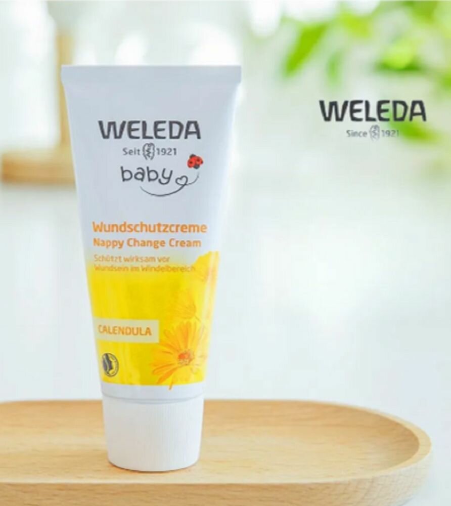 Weleda Крем с календулой для младенцев для защиты кожи в области пеленания, 75 мл